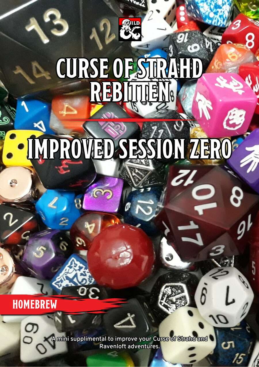 Curse of Strahd Rebitten - Improved Session Zero - Dungeon Masters Guild | DriveThruRPG