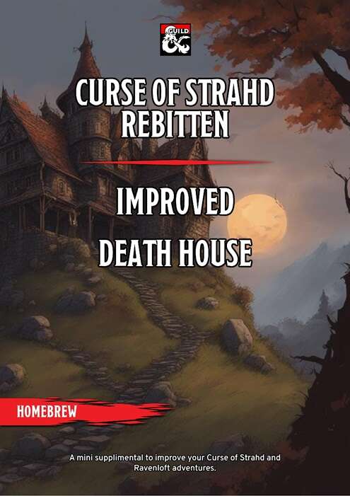Curse of Strahd Rebitten - Improved Death House - Dungeon Masters Guild ...
