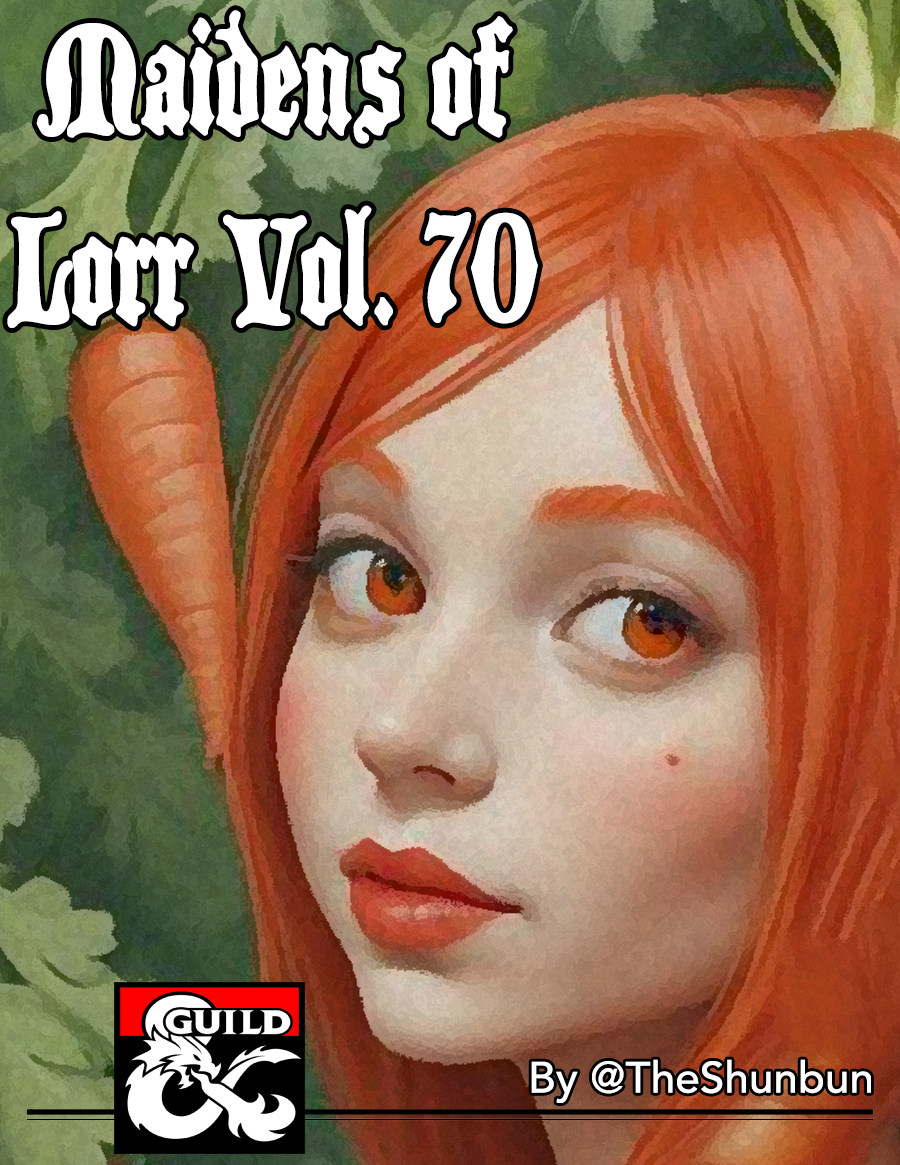 Maidens of Lorr Vol. 70 - 3 premade NPCs - Dungeon Masters Guild | DriveThruRPG
