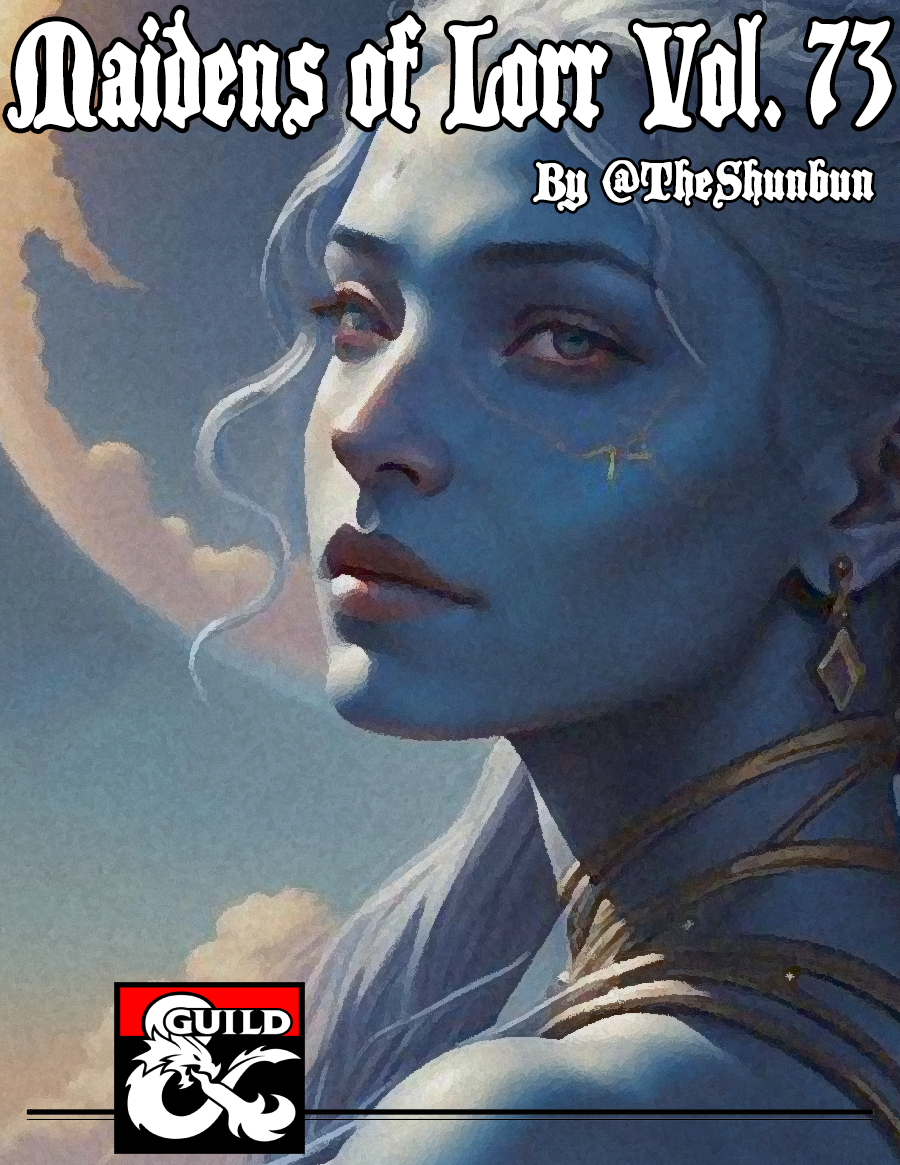 Maidens of Lorr Vol. 73 - 3 premade NPCs - Dungeon Masters Guild | DriveThruRPG