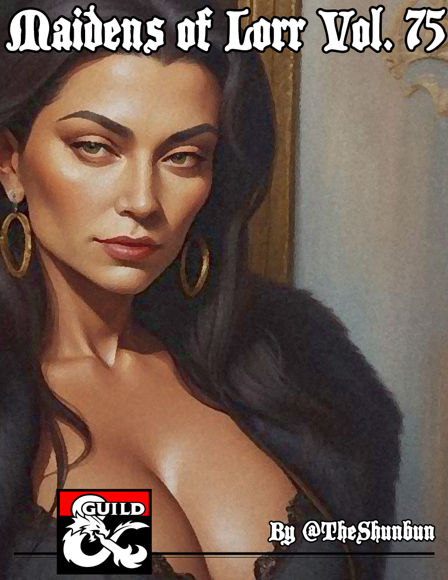 Maidens of Lorr Vol. 75 - 3 premade NPCs - Dungeon Masters Guild | DriveThruRPG