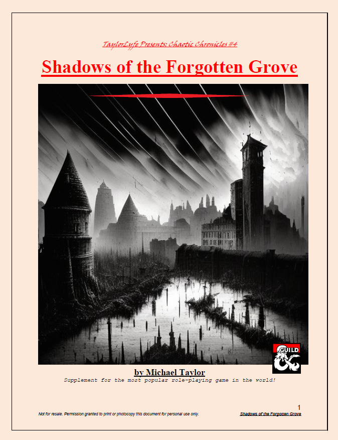 Shadows of the Forgotten Grove - Dungeon Masters Guild | DriveThruRPG
