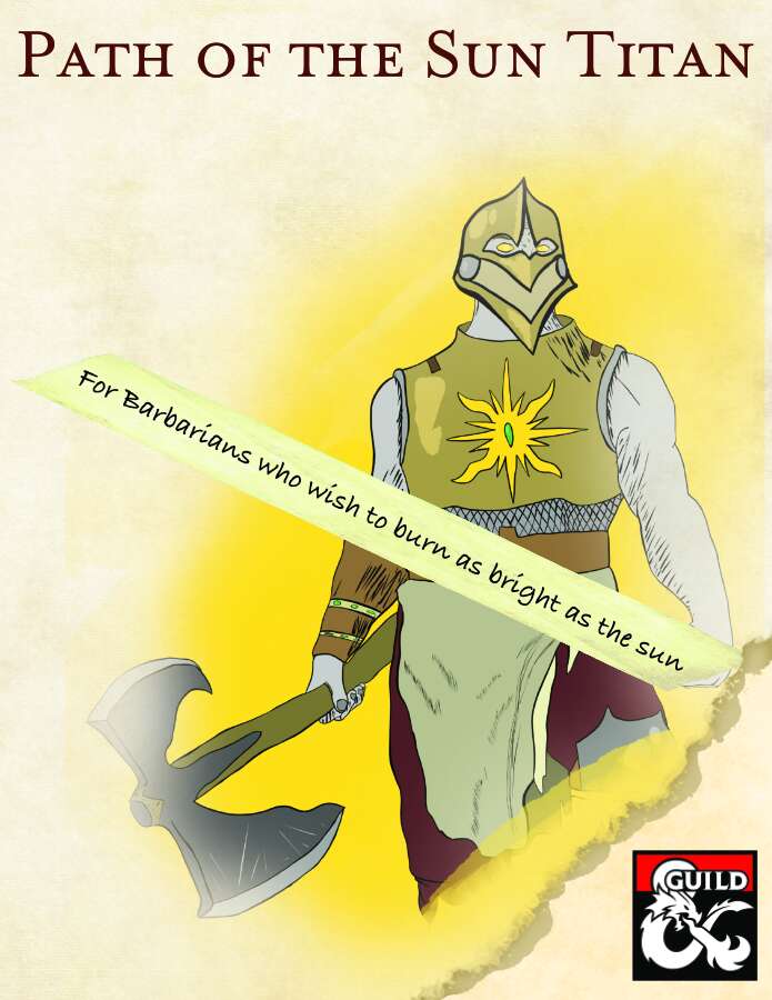 Path of the Sun Titan: Barbarian Subclass - Dungeon Masters Guild ...