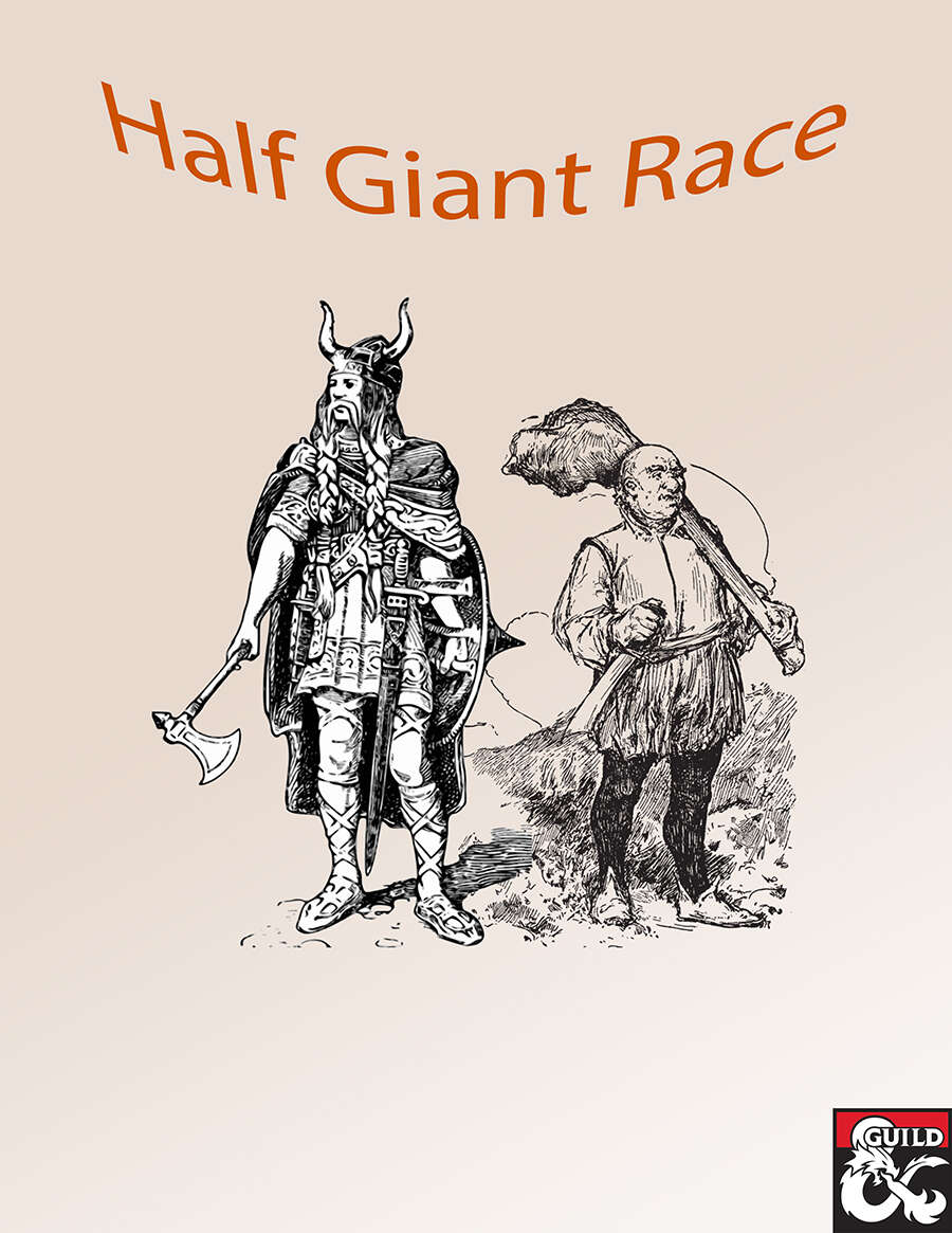 Half Giant Race - Dungeon Masters Guild | DriveThruRPG