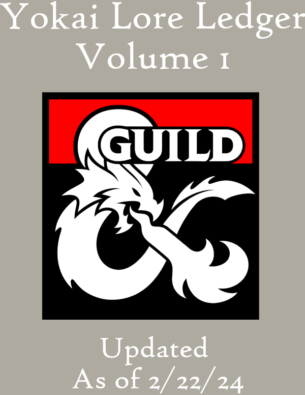 Yokai Lore Ledger Vol. 1 [BUNDLE] - Dungeon Masters Guild | DriveThruRPG