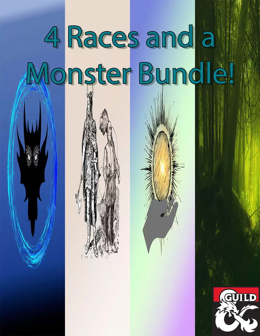 4 Races and a Monster [BUNDLE] - Dungeon Masters Guild | DriveThruRPG