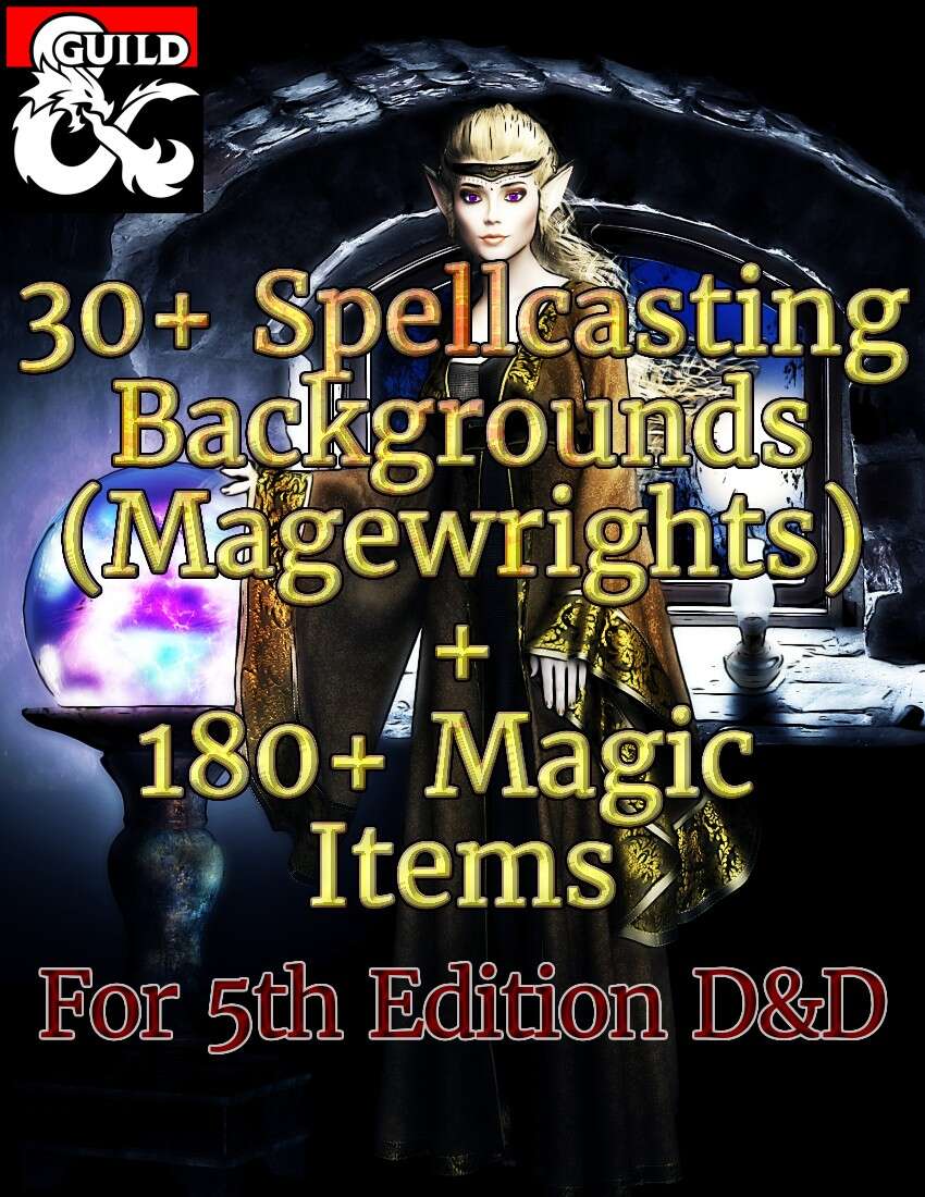 30+ Spellcasting Backgrounds + 183 Magic Items [BUNDLE] - Dungeon Masters Guild | DriveThruRPG
