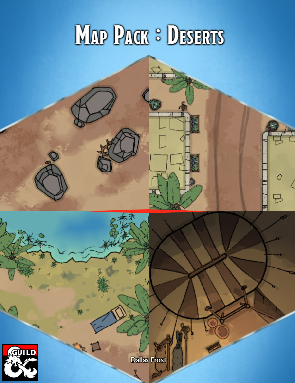 Map Pack - Deserts - Dungeon Masters Guild | DriveThruRPG