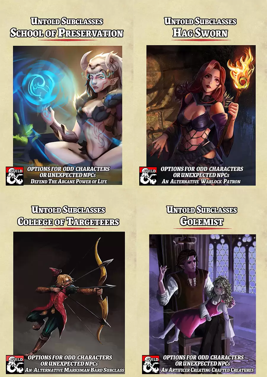 Untold Subclasses: Arcane Archetypes Vol. 3 [BUNDLE] - Dungeon Masters ...
