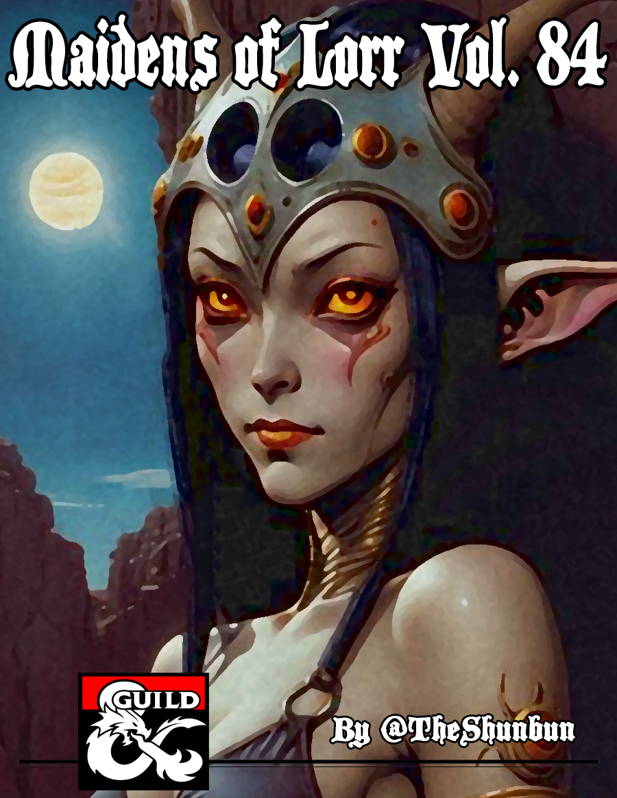 Maidens of Lorr Vol. 84 - 3 premade NPCs - Dungeon Masters Guild | DriveThruRPG