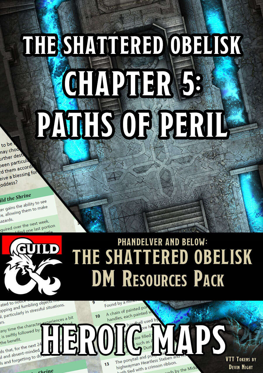 The Shattered Obelisk: Chapter 5 - Paths of Peril DM Resources Pack - Dungeon Masters Guild ...