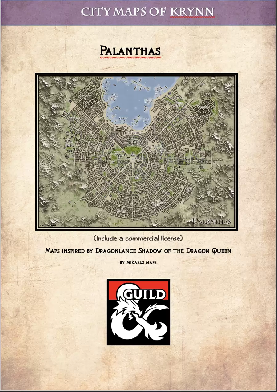 Palanthas - Cities of Krynn - Dungeon Masters Guild | DriveThruRPG