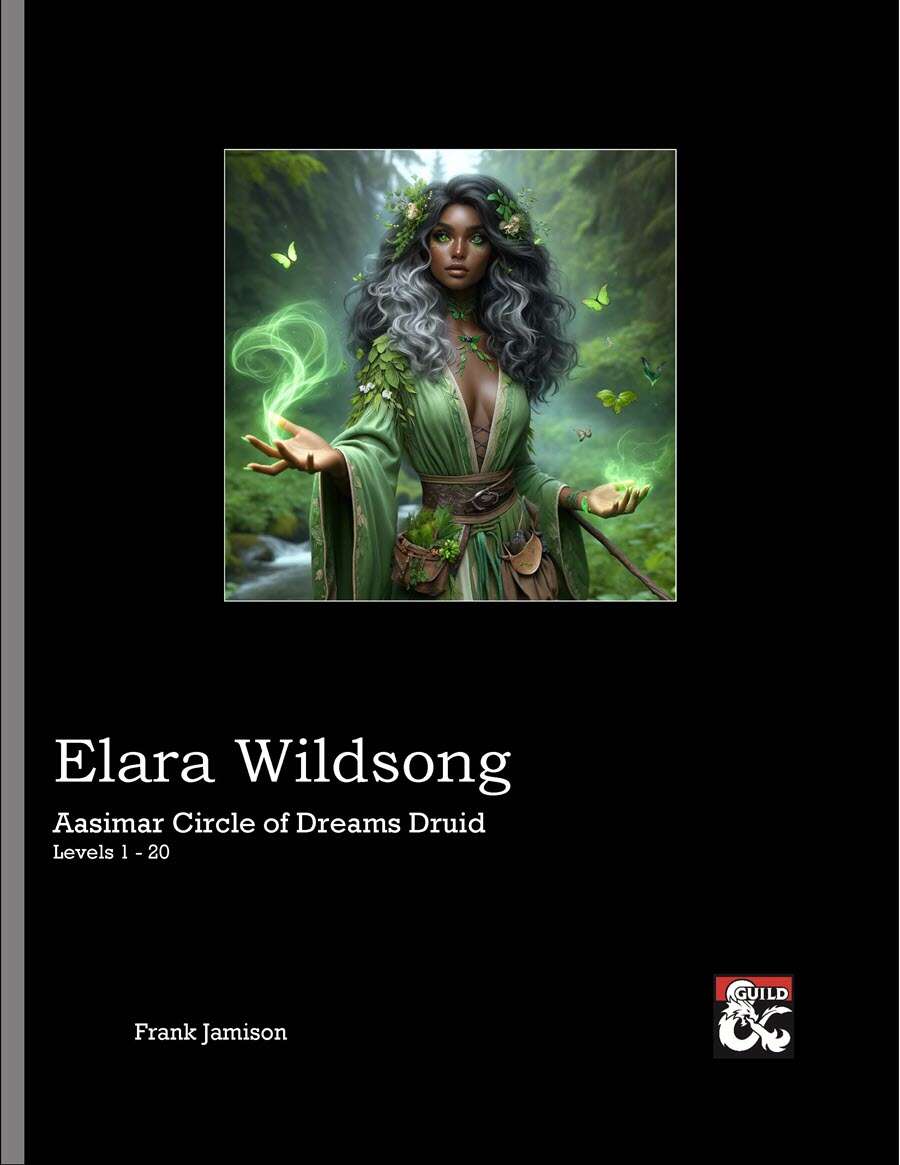 Elara Wildsong: Aasimar Circle of Dreams Druid - Dungeon Masters Guild | DriveThruRPG