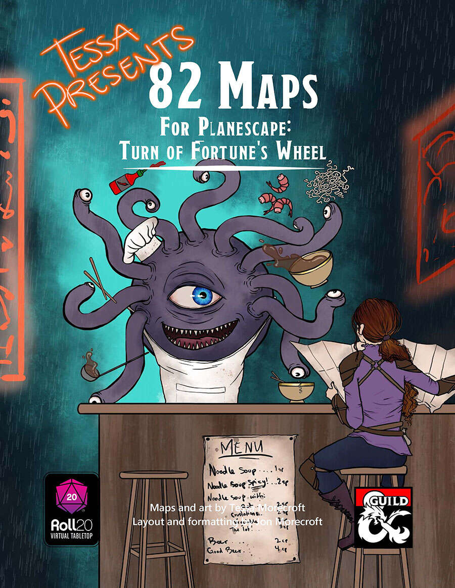 Tessa Presents 82 Maps for Planescape: Turn of Fortune's Wheel (Roll20 ...