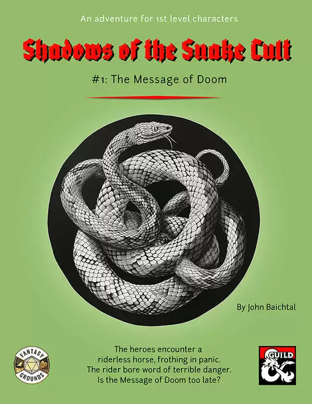 Shadows of the Snake Cult #1: The Message of Doom - Dungeon Masters ...