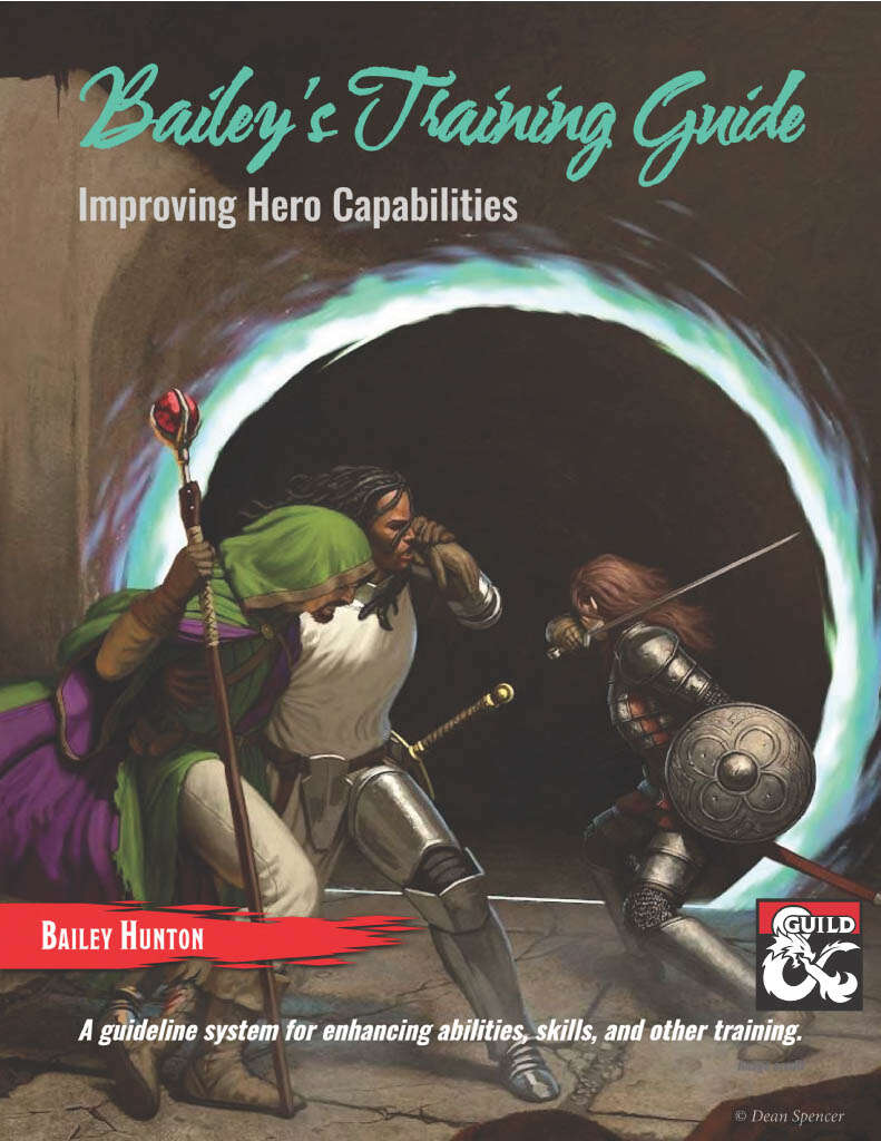 Bailey's Training Guide, a 5e Guide to Improving Heroes - Dungeon ...