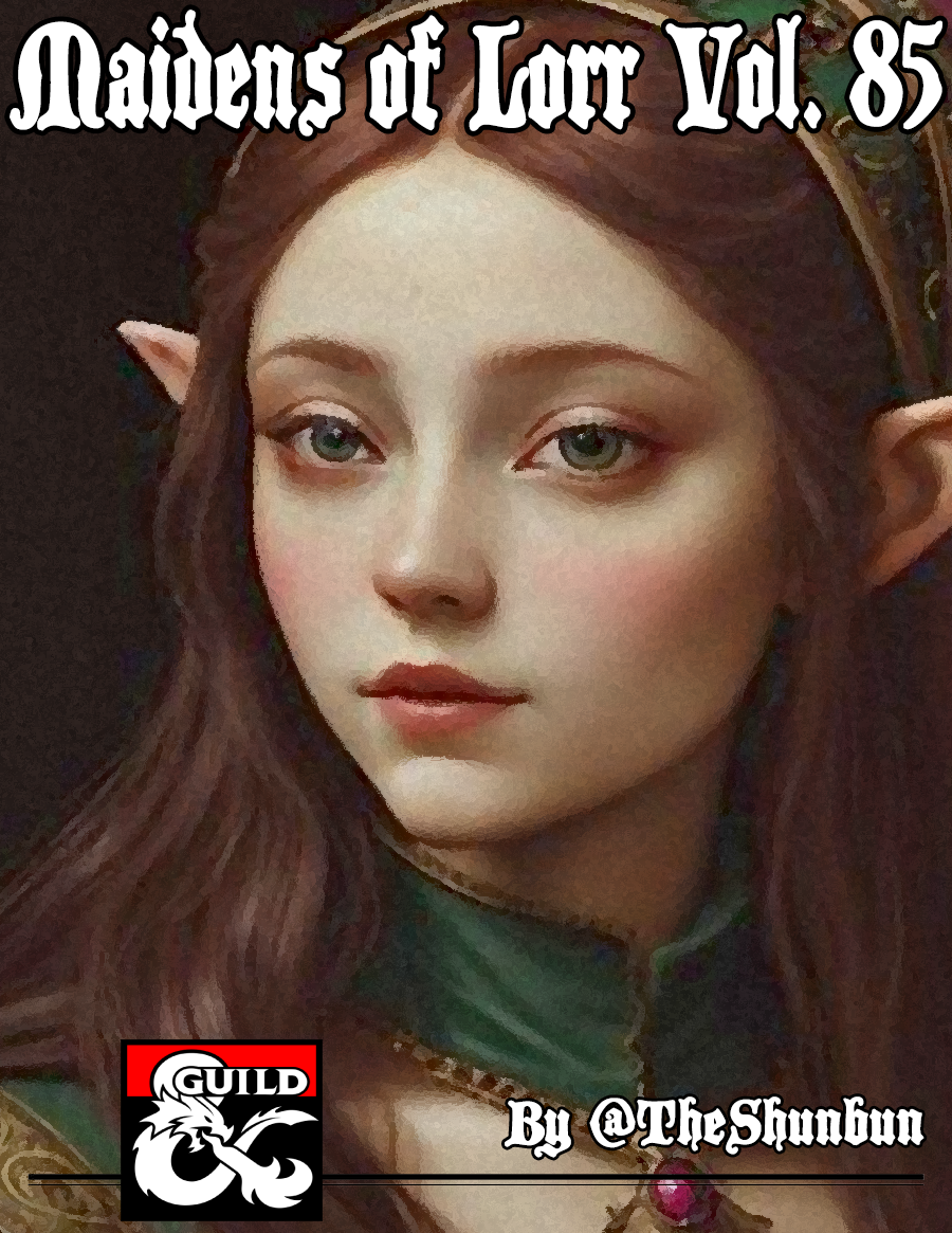 Maidens of Lorr Vol. 85 - 3 premade NPCs - Dungeon Masters Guild | DriveThruRPG