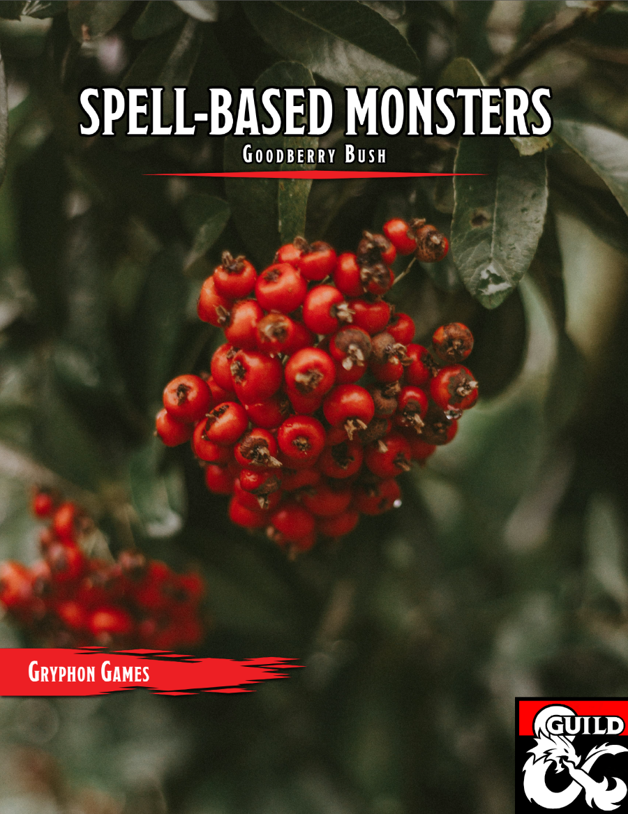Spell-Based Monster - Goodberry Bush - Dungeon Masters Guild | DriveThruRPG