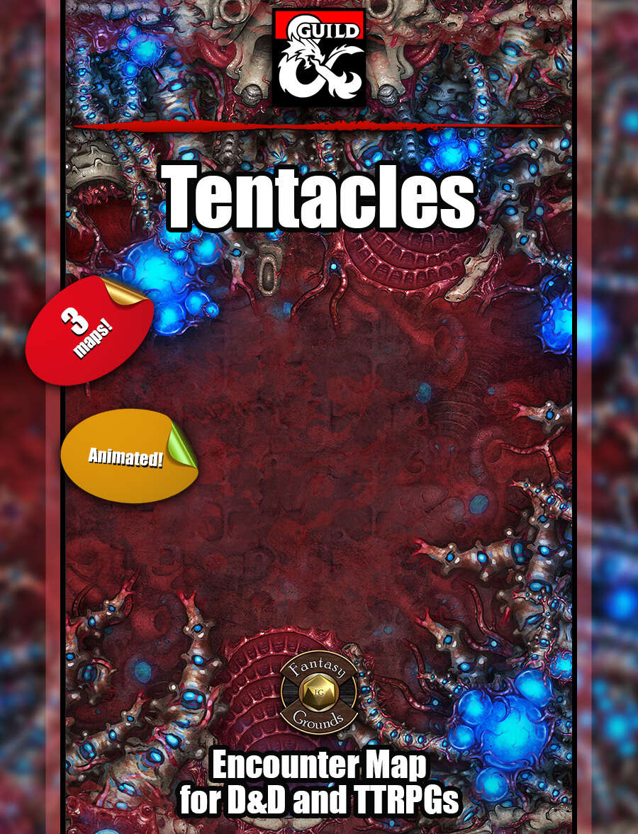 Tentacles - scary animated map pack w/Fantasy Grounds support - TTRPG ...
