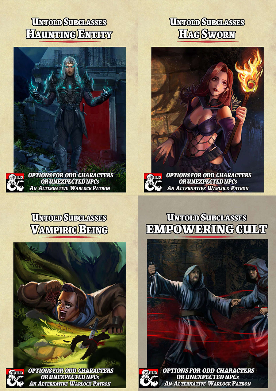Untold Subclasses - Warlock Alternatives Vol. 1 [BUNDLE] - Dungeon ...