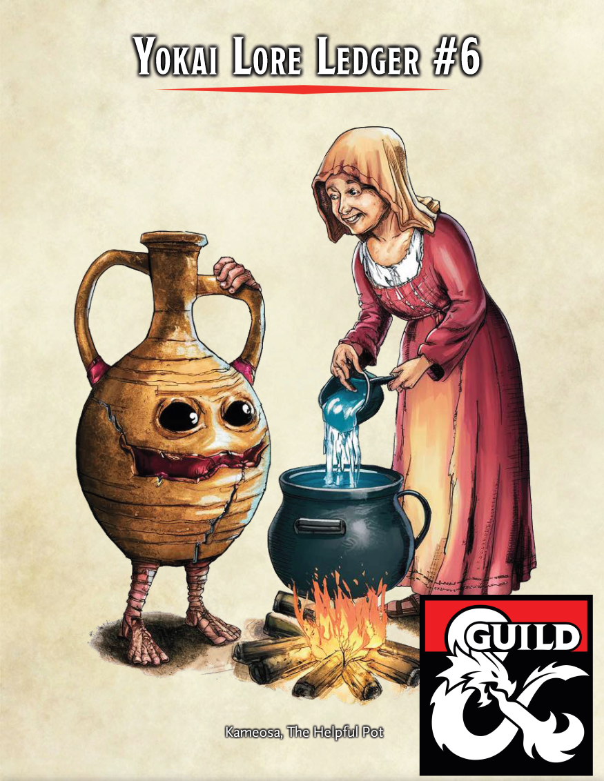 Yokai Lore Ledger #6 - Kameosa - Dungeon Masters Guild | DriveThruRPG