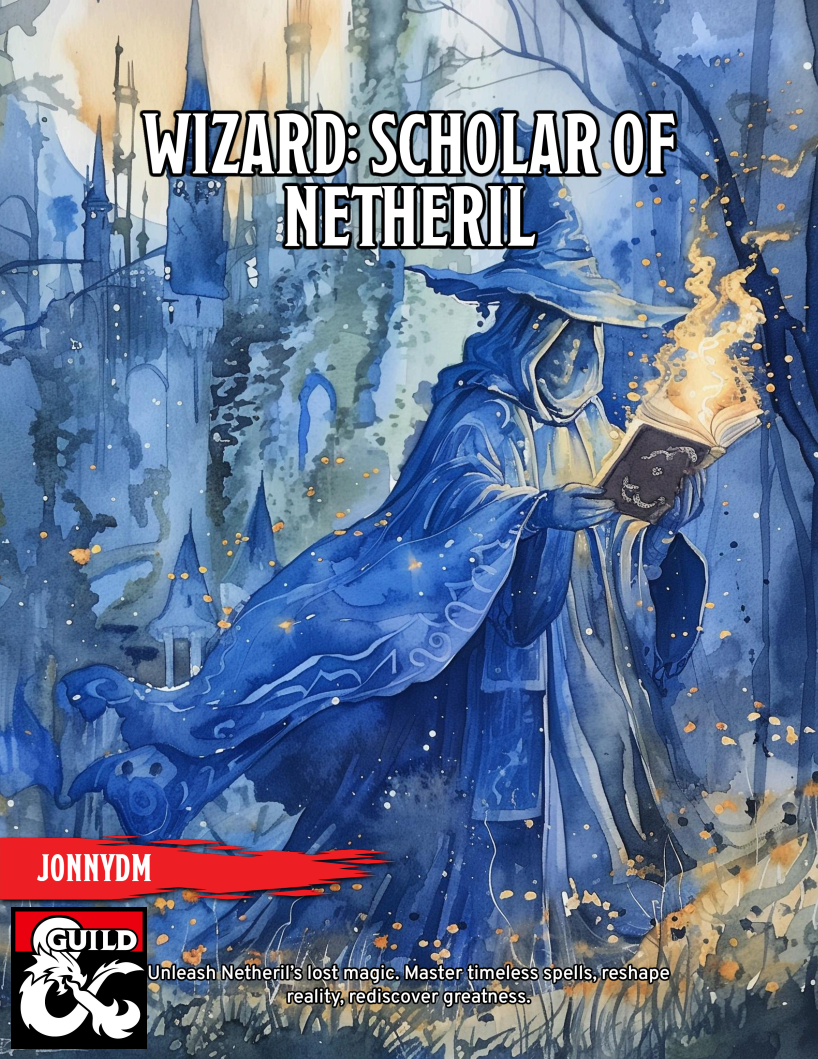 Wizard: Scholar of Netheril - Dungeon Masters Guild | DriveThruRPG