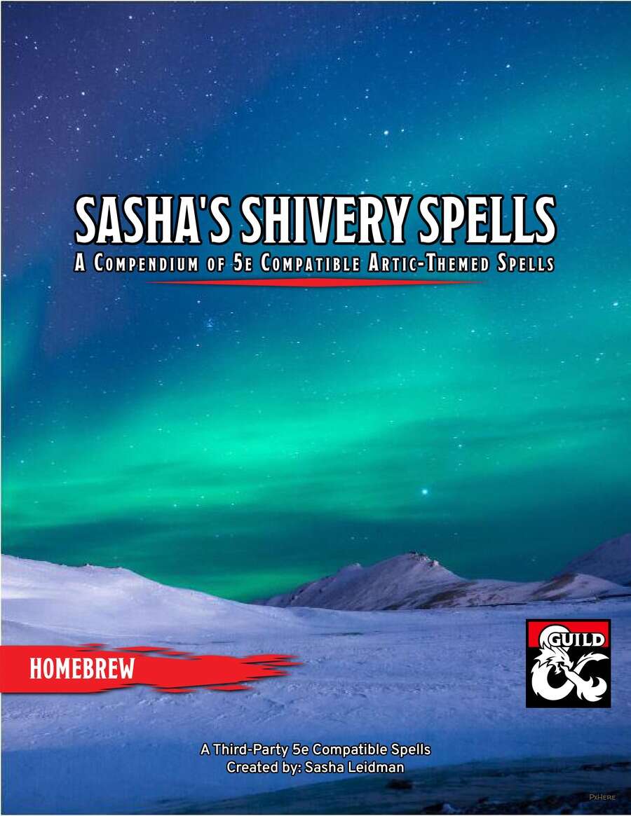 Sasha's Shivery Spells - Dungeon Masters Guild | DriveThruRPG