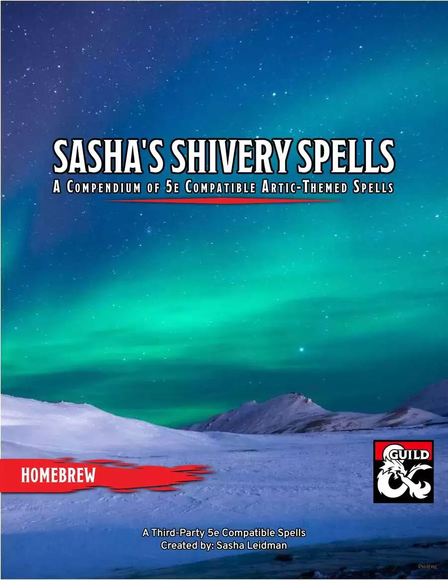 Sasha's Shivery Spells - Dungeon Masters Guild | DriveThruRPG