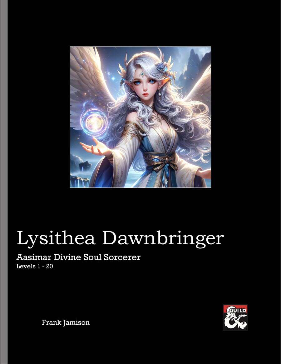 Lysithea Dawnbringer: Aasimar Divine Soul Sorcerer - Dungeon Masters ...