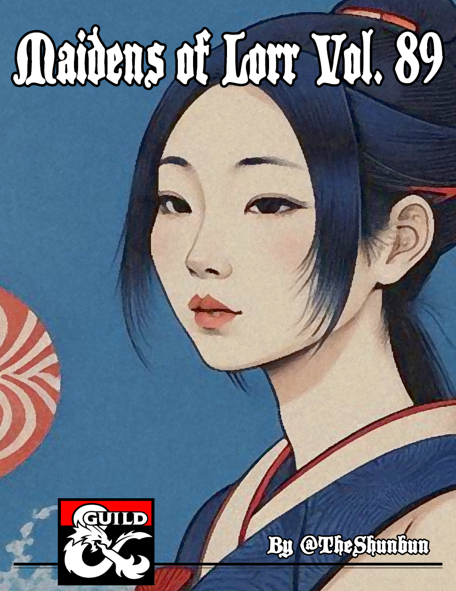 Maidens of Lorr Vol. 89 - 3 premade NPCs - Dungeon Masters Guild ...