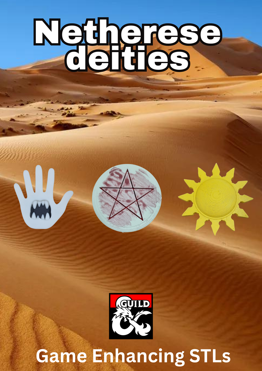 Netherese Deitiy Symbols - STLs - Dungeon Masters Guild | DriveThruRPG