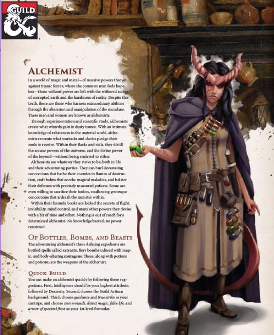 The Alchemist - 5E Class - Dungeon Masters Guild | DriveThruRPG