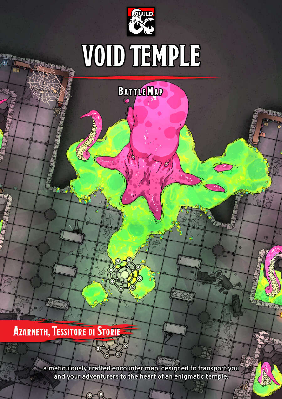 BattleMap: Void Temple - Dungeon Masters Guild | DriveThruRPG