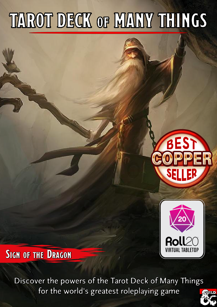Tarot Deck of Many Things (Roll20) - Dungeon Masters Guild | DriveThruRPG