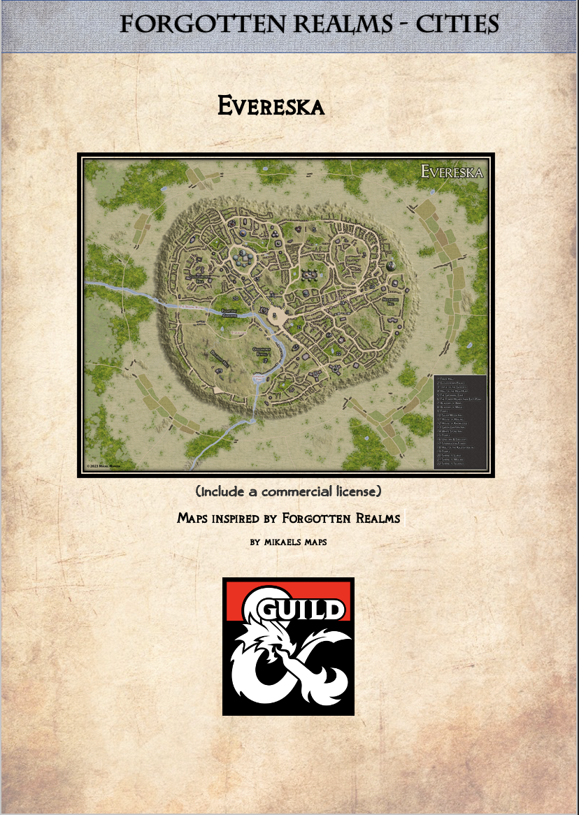 Evereska - Forgotten Realms Cities - Dungeon Masters Guild | DriveThruRPG