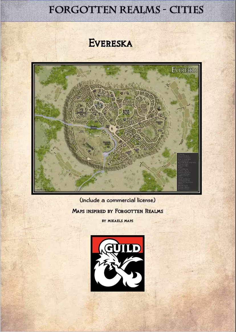Evereska - Forgotten Realms Cities - Dungeon Masters Guild | DriveThruRPG