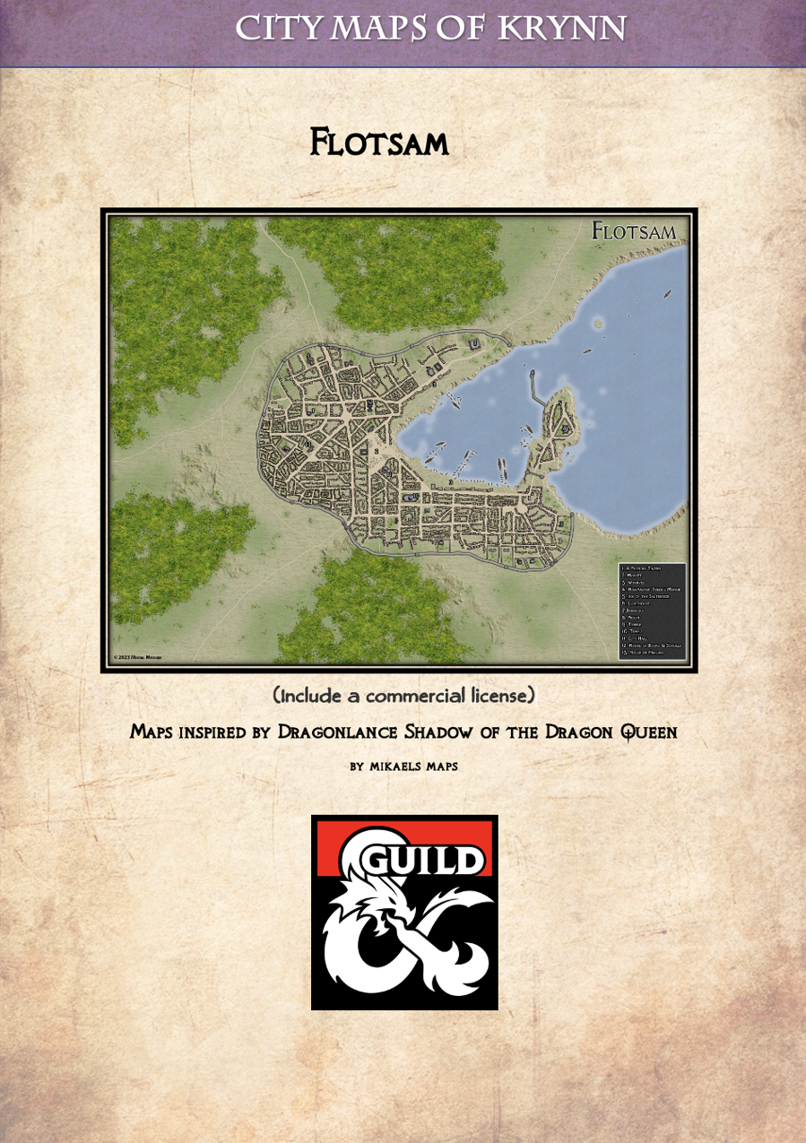 Flotsam - Cities of Krynn - Dungeon Masters Guild | DriveThruRPG