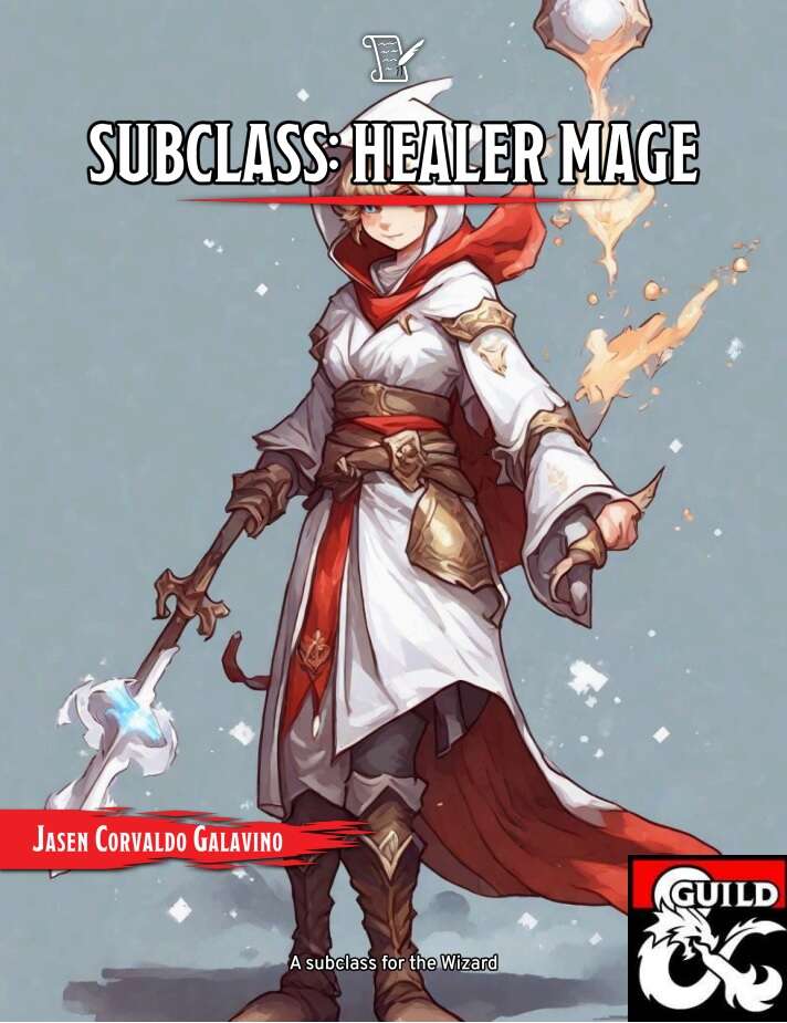 Wizard Subclass: Healer Mage - Dungeon Masters Guild | DriveThruRPG