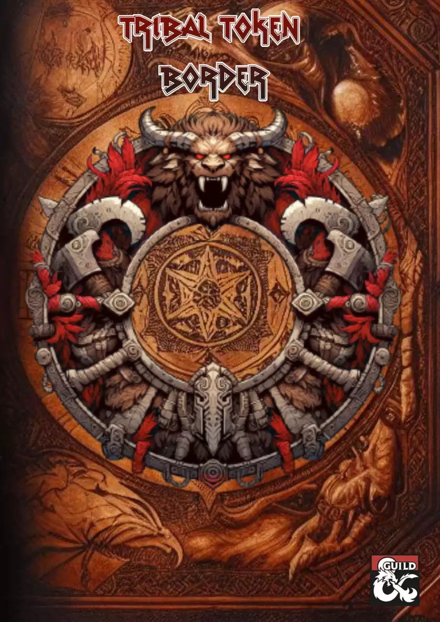 Tribal Token Border - Dungeon Masters Guild | DriveThruRPG