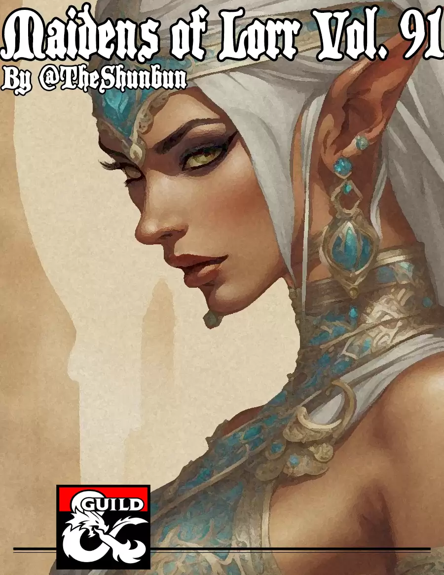 Maidens of Lorr Vol. 91 - 3 premade NPCs - Dungeon Masters Guild | DriveThruRPG