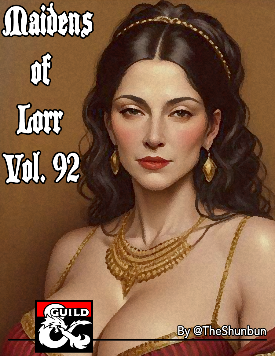 Maidens of Lorr Vol. 92 - 3 premade NPCs - Dungeon Masters Guild | DriveThruRPG