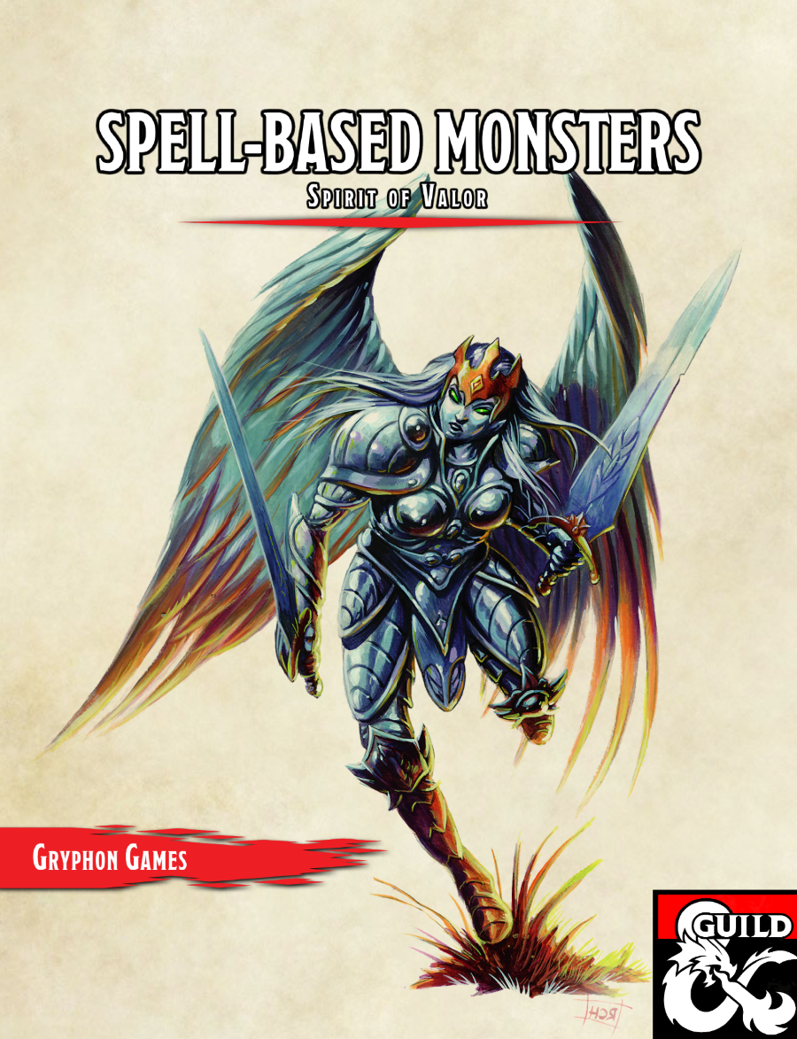 Spell-Based Monster - Spirit of Valor - Dungeon Masters Guild ...