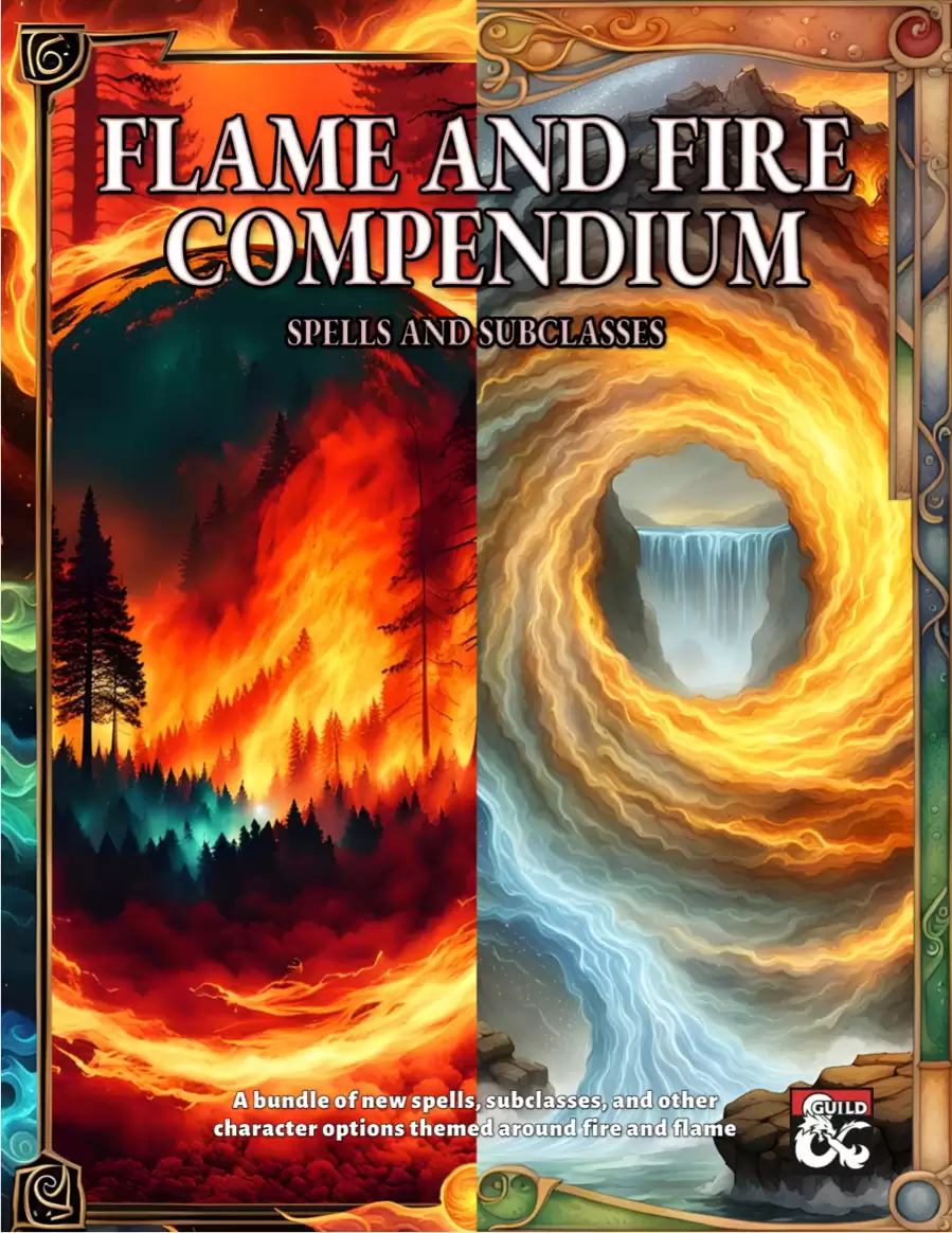 Flame and Fire Compendium - Fire Spells and Subclasses [BUNDLE ...