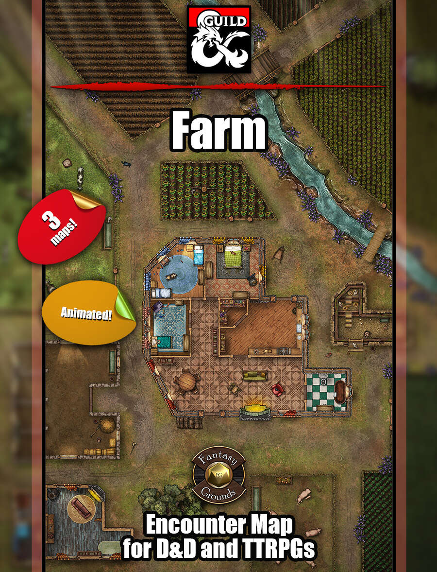 Farmstead - versatile animated map pack w/Fantasy Grounds support ...