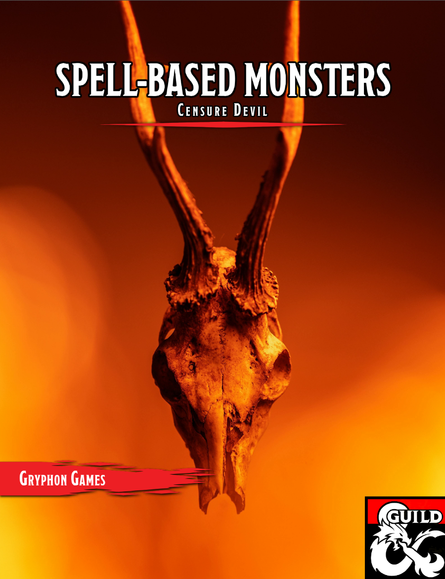 Spell-Based Monster - Censure Devil - Dungeon Masters Guild | DriveThruRPG