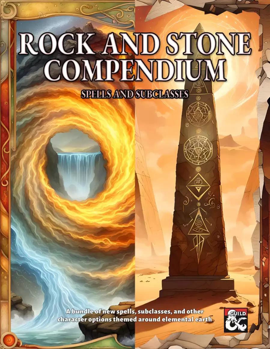 Rock and Stone Compendium - Earth Spells and Subclasses [BUNDLE ...