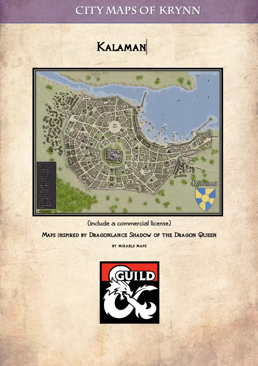 Kalaman - Cities of Krynn - Dungeon Masters Guild | DriveThruRPG