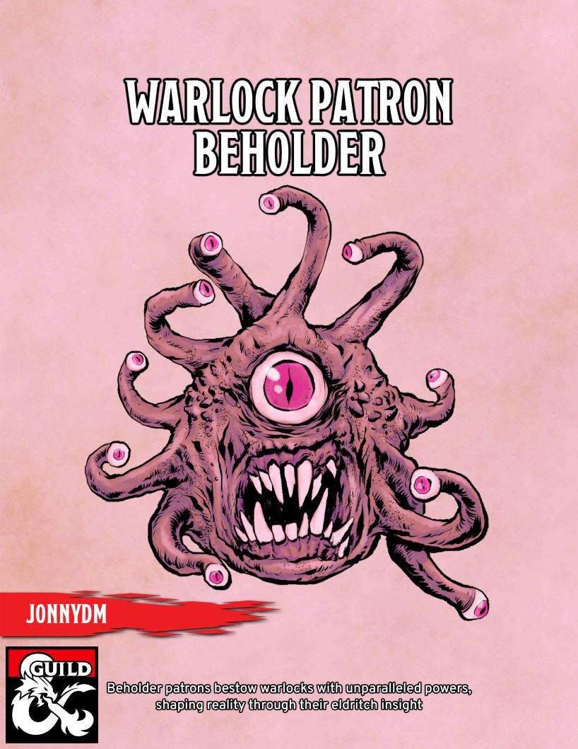 Warlock Patron: Beholder - Dungeon Masters Guild | DriveThruRPG