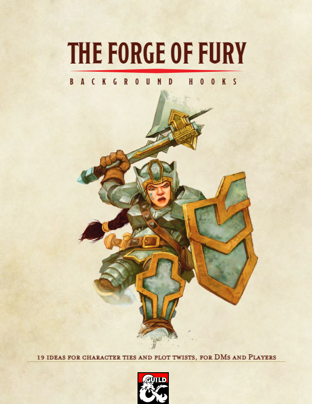 The Forge of Fury: Background Hooks - Dungeon Masters Guild | DriveThruRPG