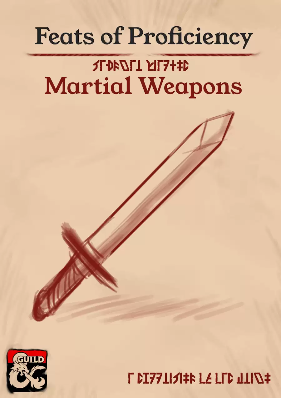 Feats of Proficiency - Martial Weapons - Dungeon Masters Guild ...